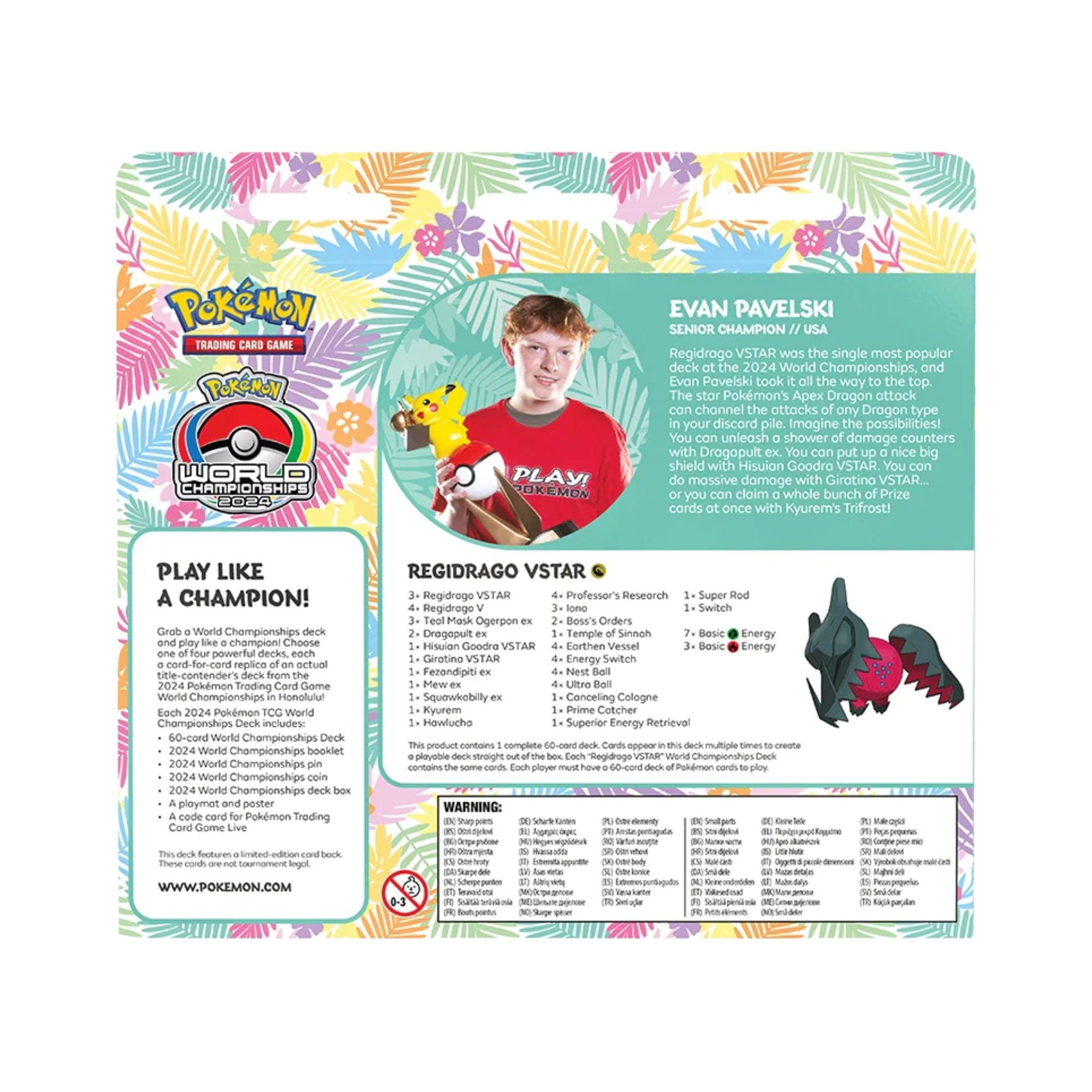 Pokémon : World championships Deck Honolulu 2024 - Evan Pavelski ...