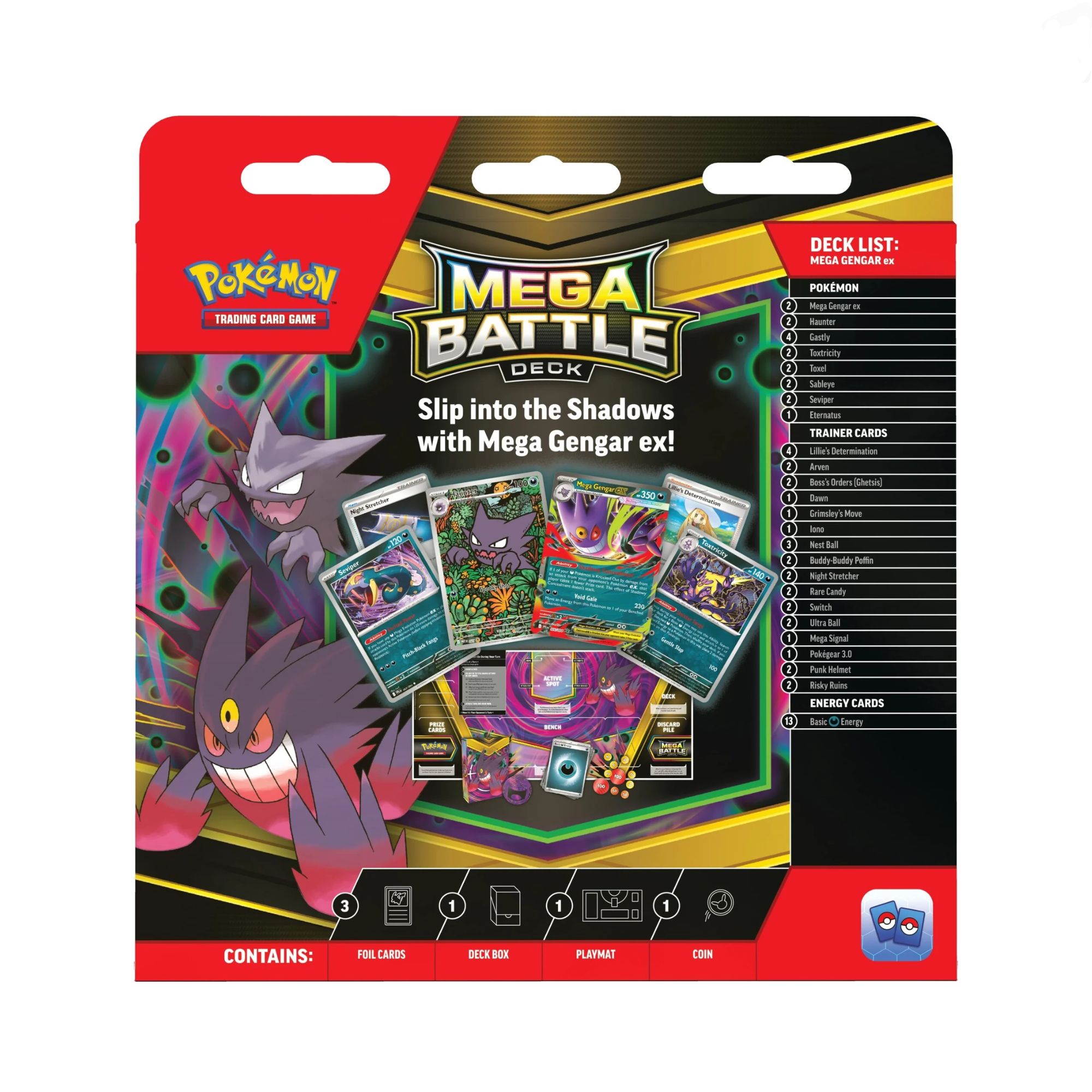 Pokémon : Mega Battle Deck - Gengar ex (Inglês) - Bravo Jogos