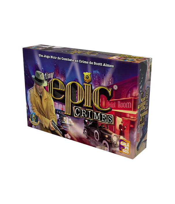 Combo jogo Tiny Epic Crimes + Expansão Chefões - Bravo Jogos