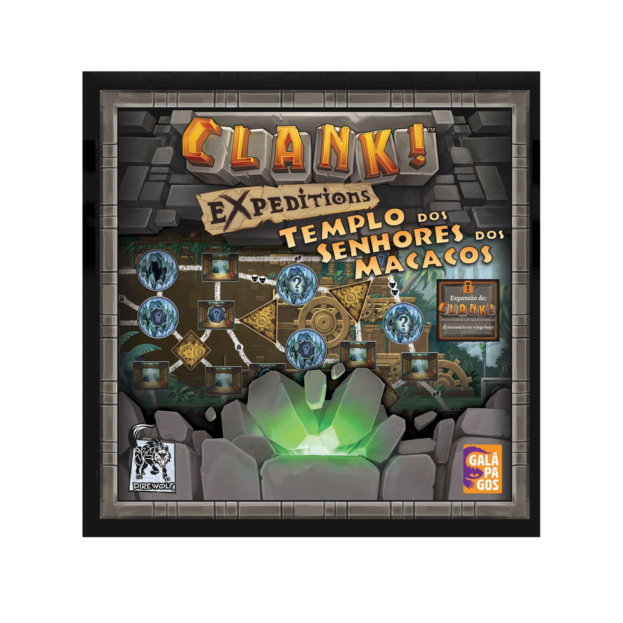 Expansão Clank! Expeditions: Templo dos Senhores dos Macacos - Bravo Jogos