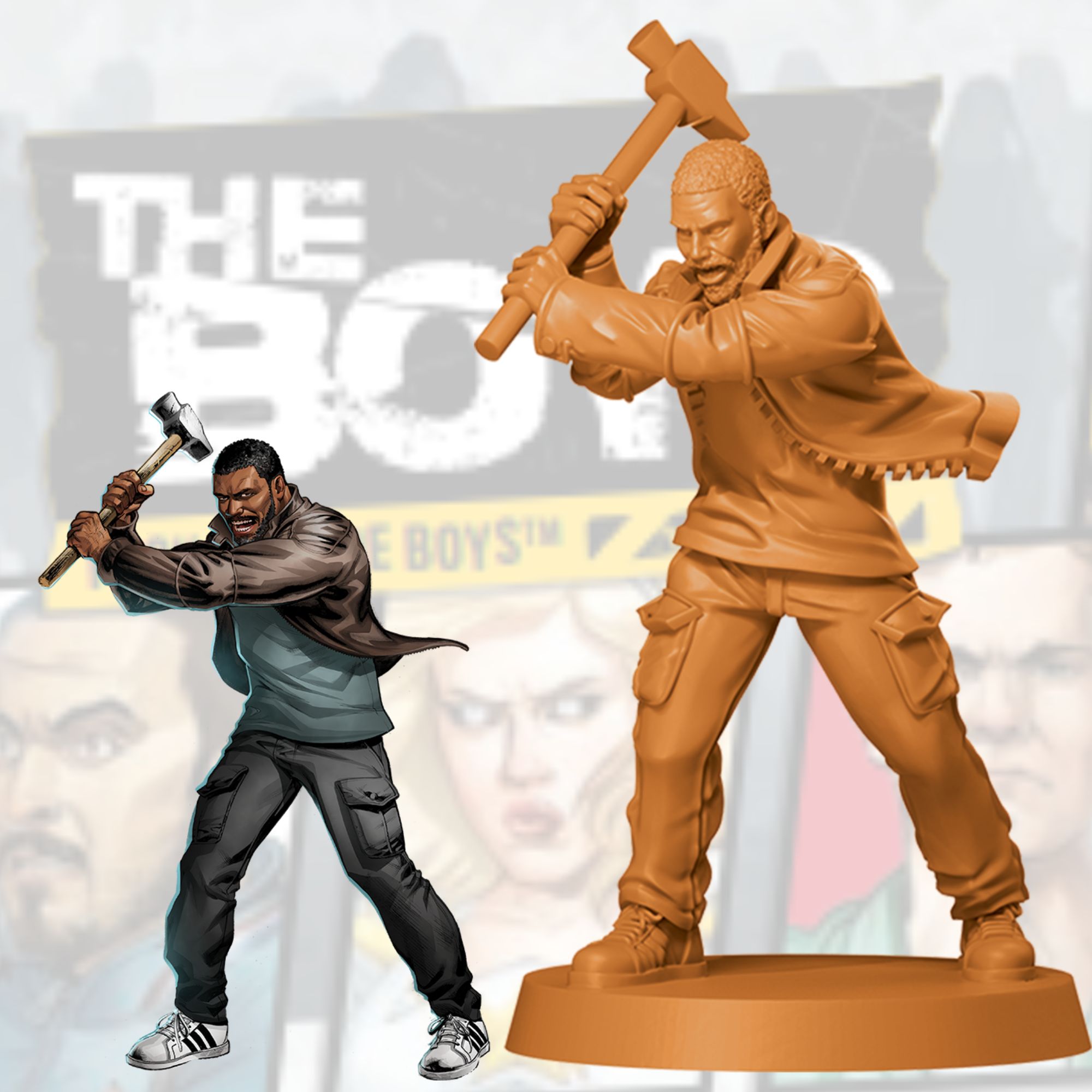 Expansão Zombicide : The Boys Character Pack 2 - Bravo Jogos