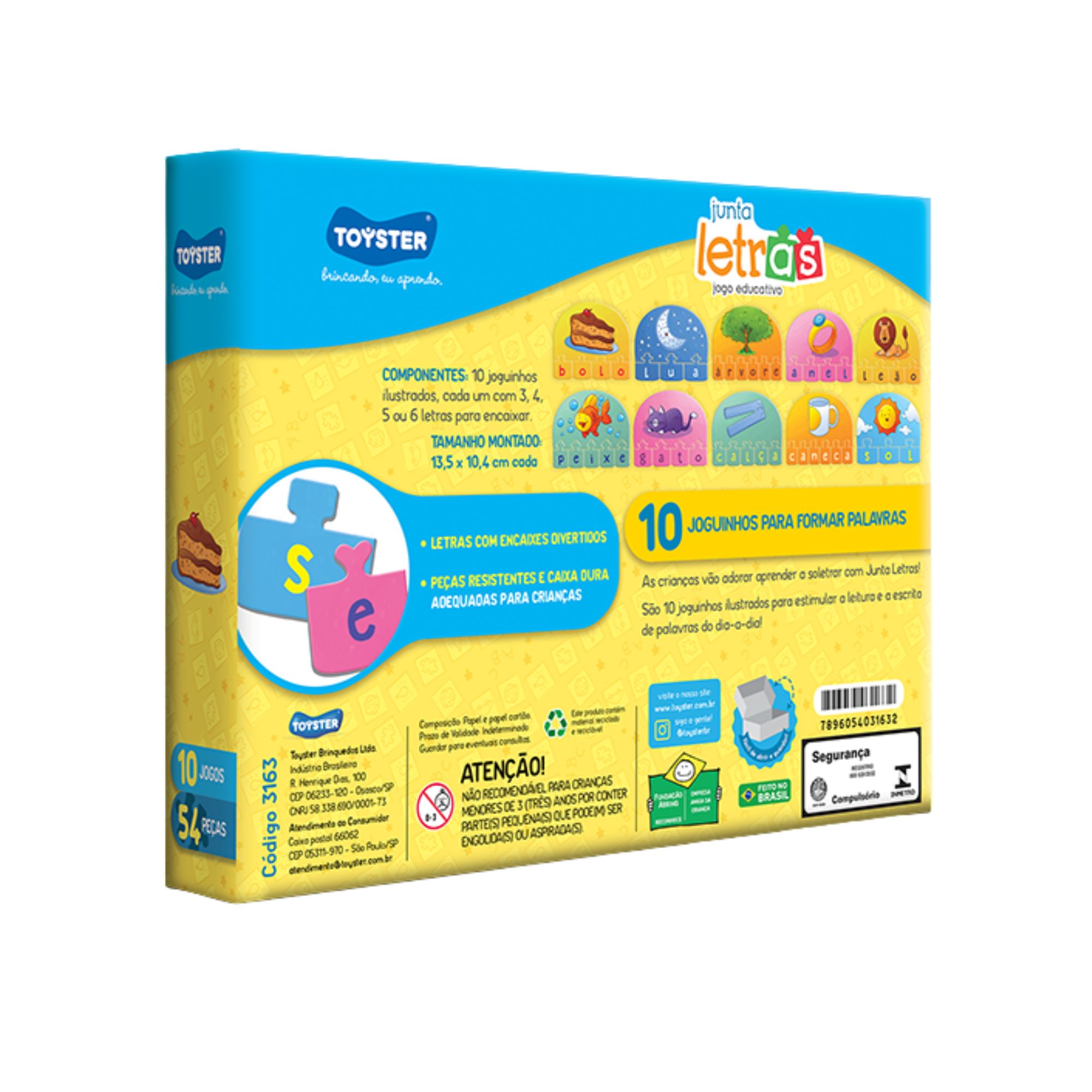 Jogo Educativo - Junta Letras - Bravo Jogos