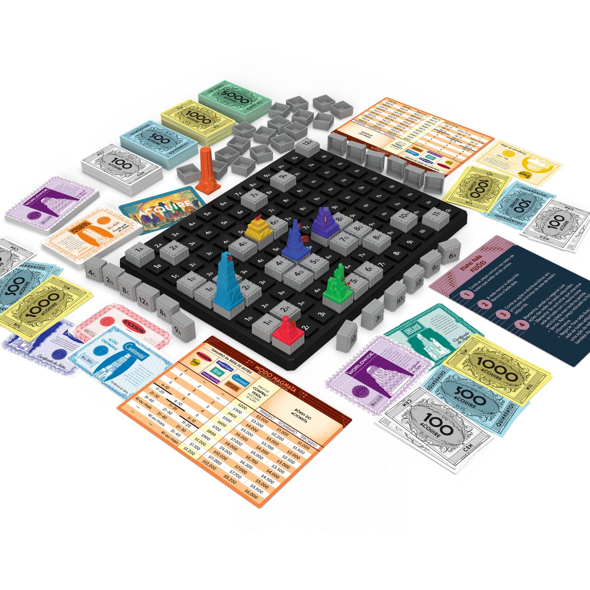 Jogo Acquire - Bravo Jogos