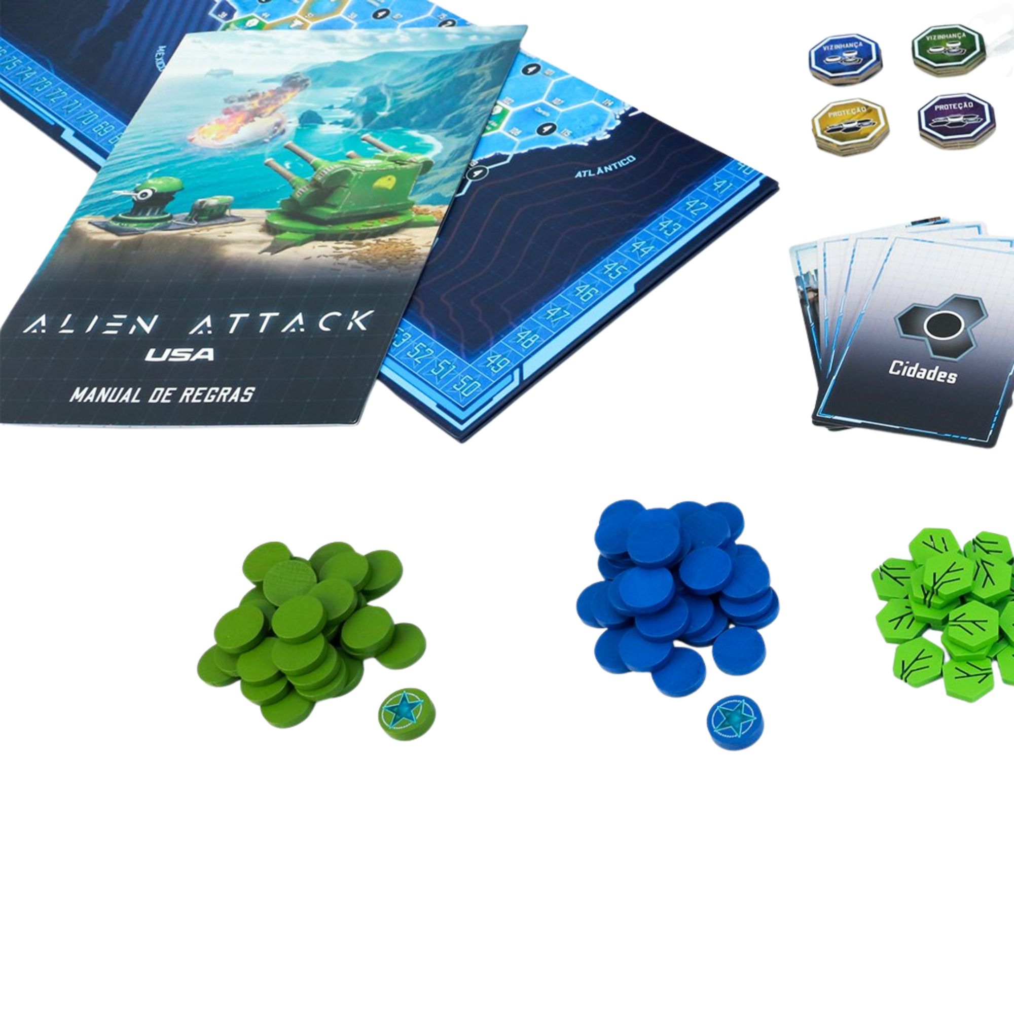 Jogo Alien Attack - USA - Bravo Jogos