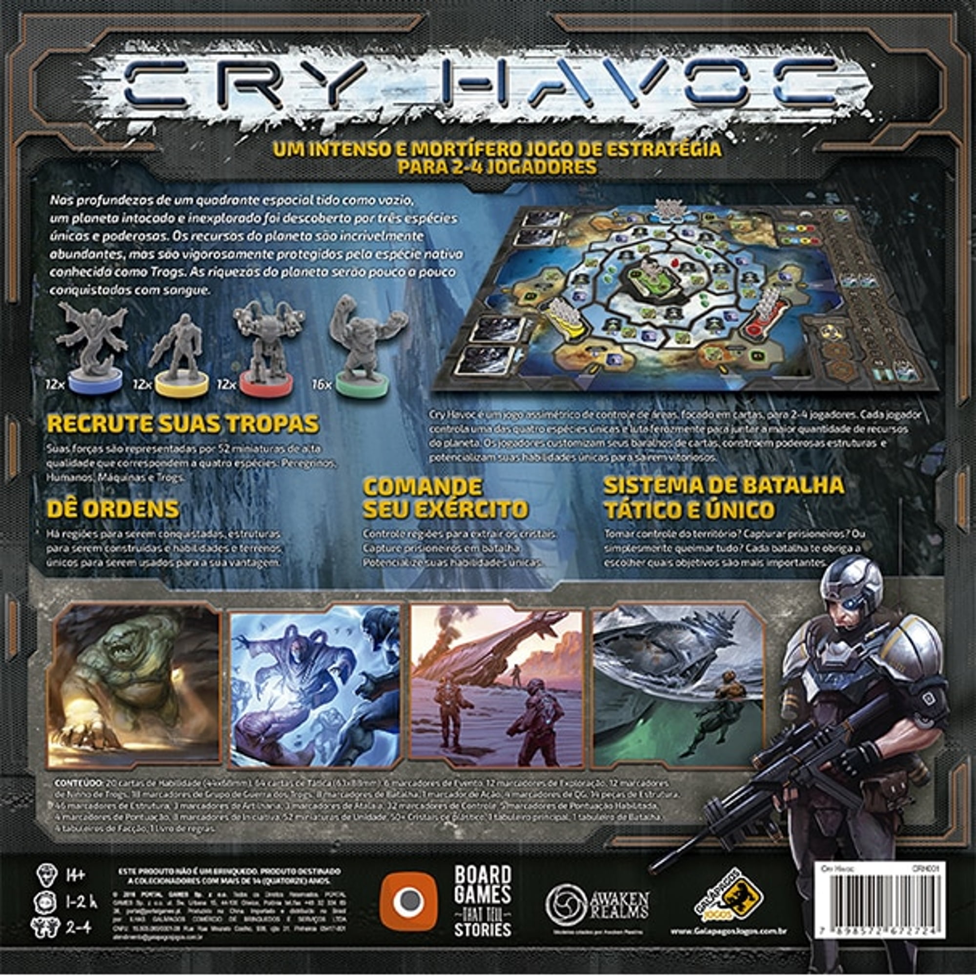 Cry Havoc Jogo de Tabuleiro