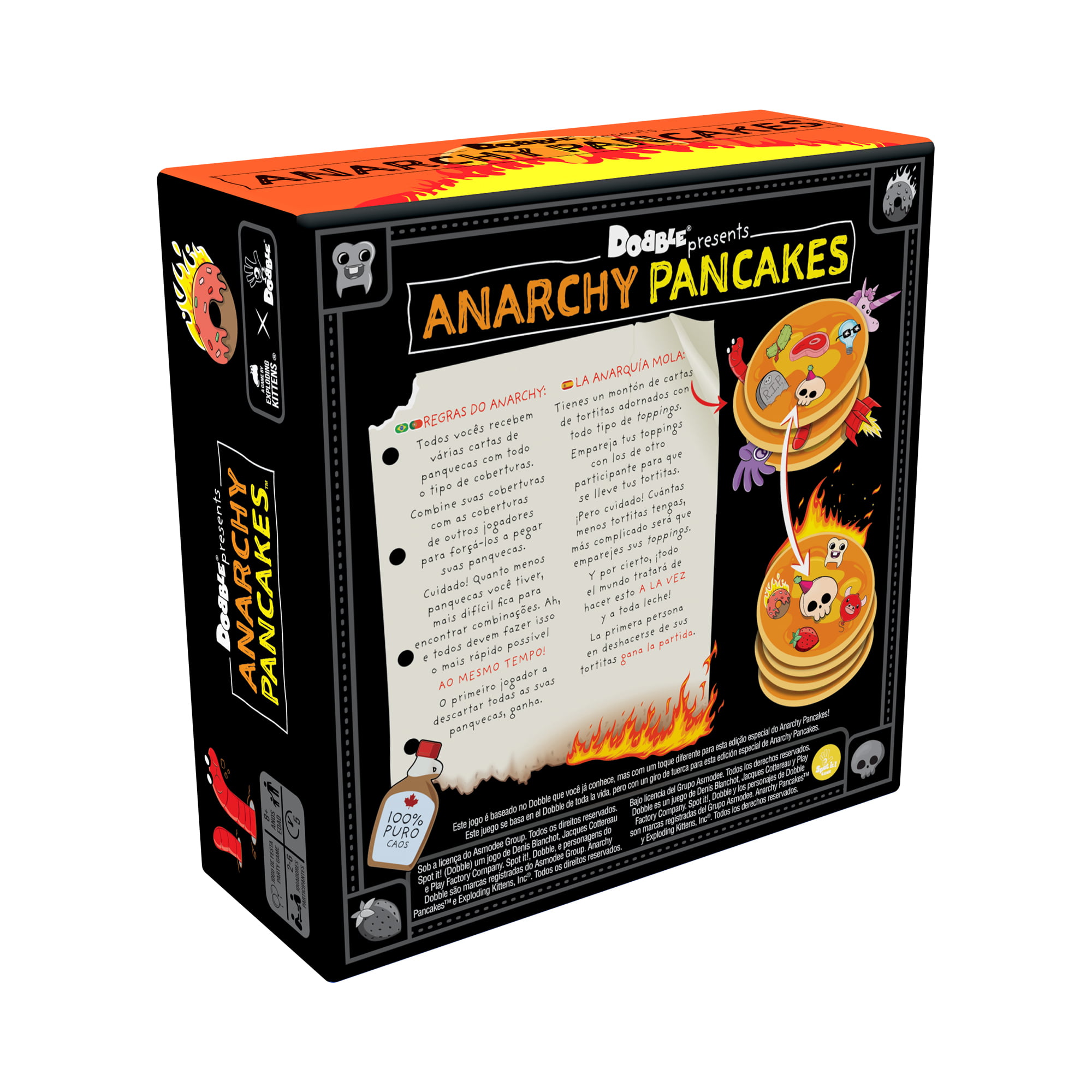 Jogo Dobble : Anarcky Pancakes - Bravo Jogos