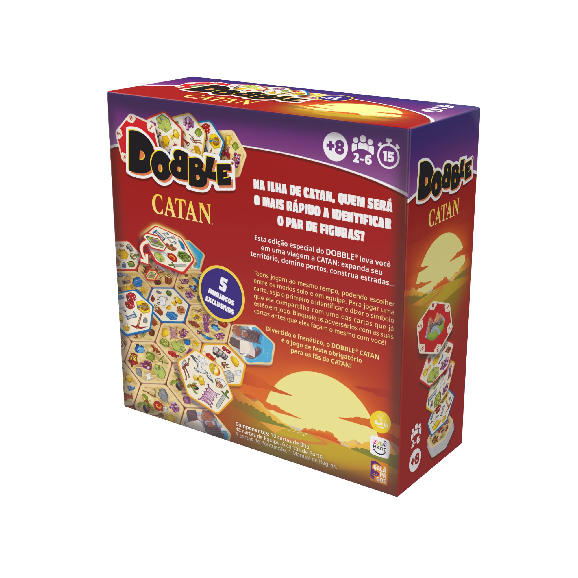 Jogo Dobble Catan - Bravo Jogos