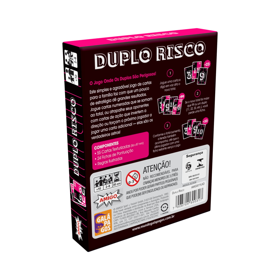 Jogo Duplo Risco - Bravo Jogos