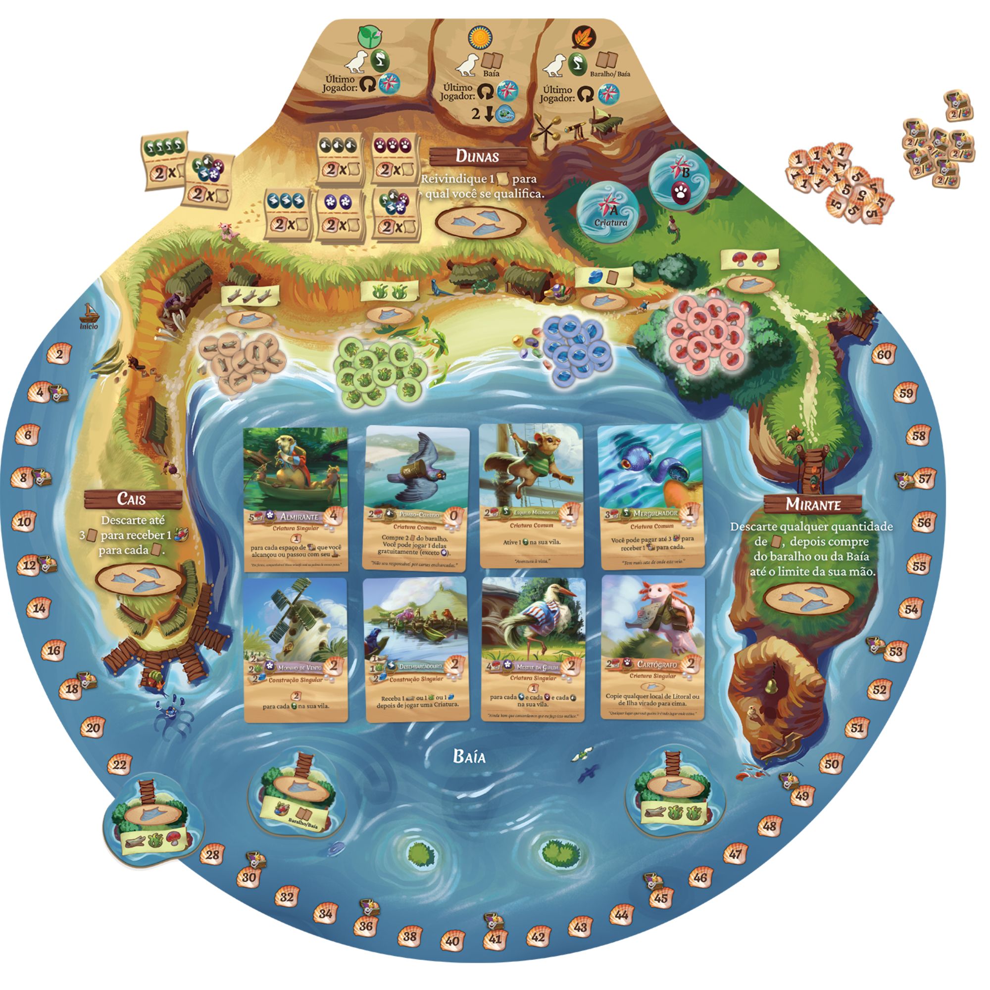 Jogo Everdell : Farshore (Edição de Colecionador) - Bravo Jogos