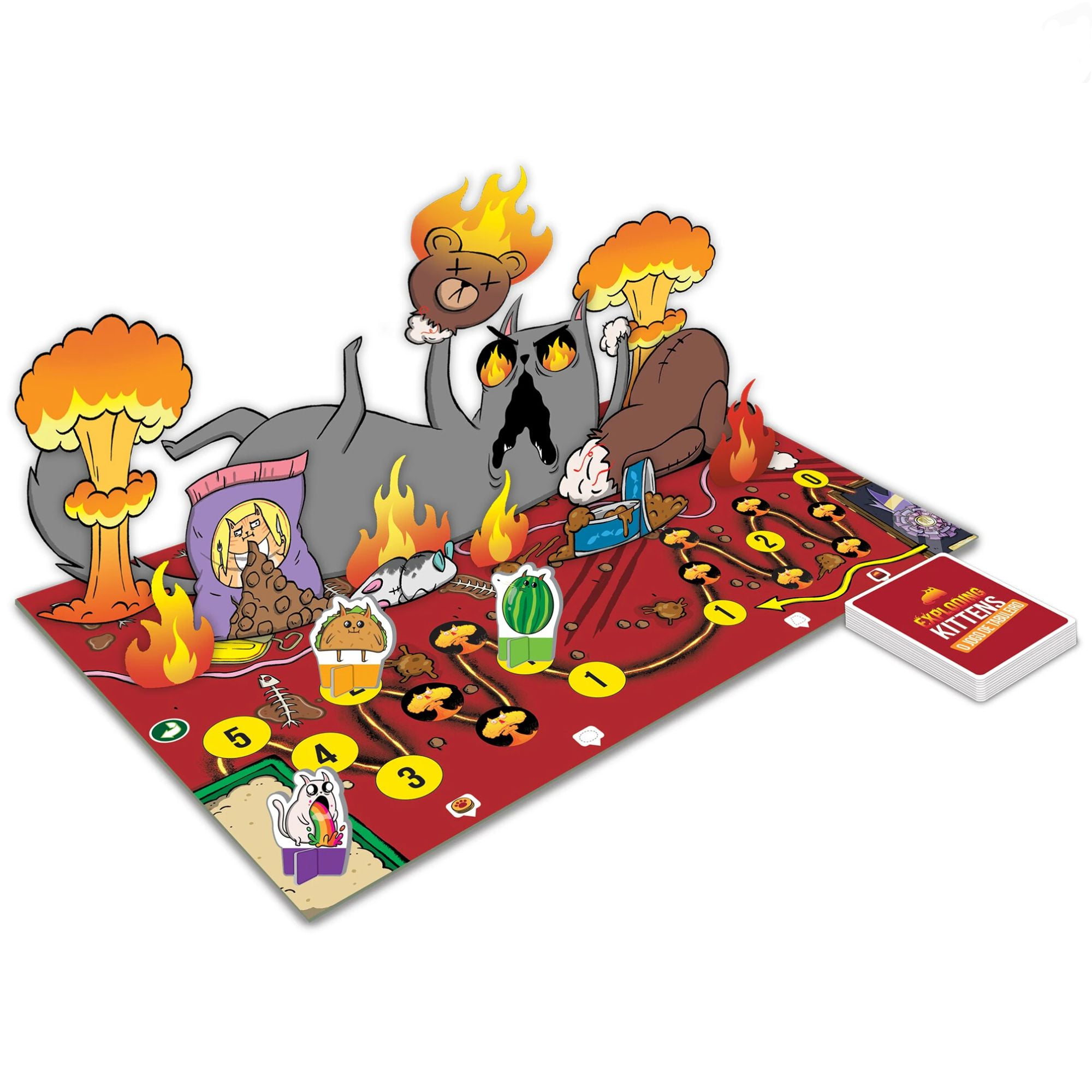 Jogo Exploding Kittens : O Jogo de Tabuleiro - Bravo Jogos