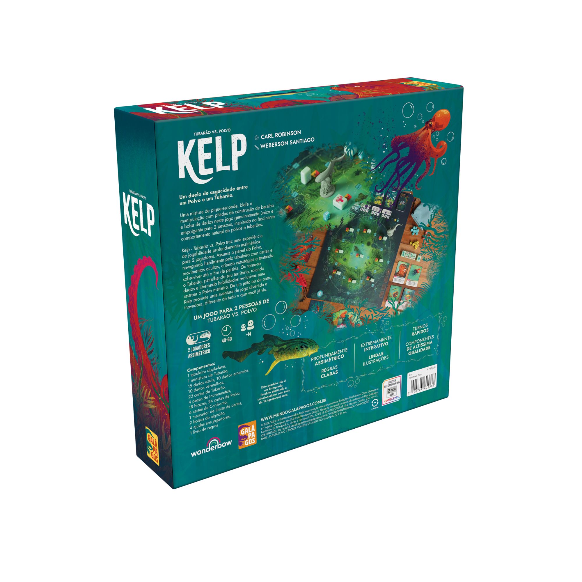 Jogo Kelp : Tubarão vs Polvo - Bravo Jogos