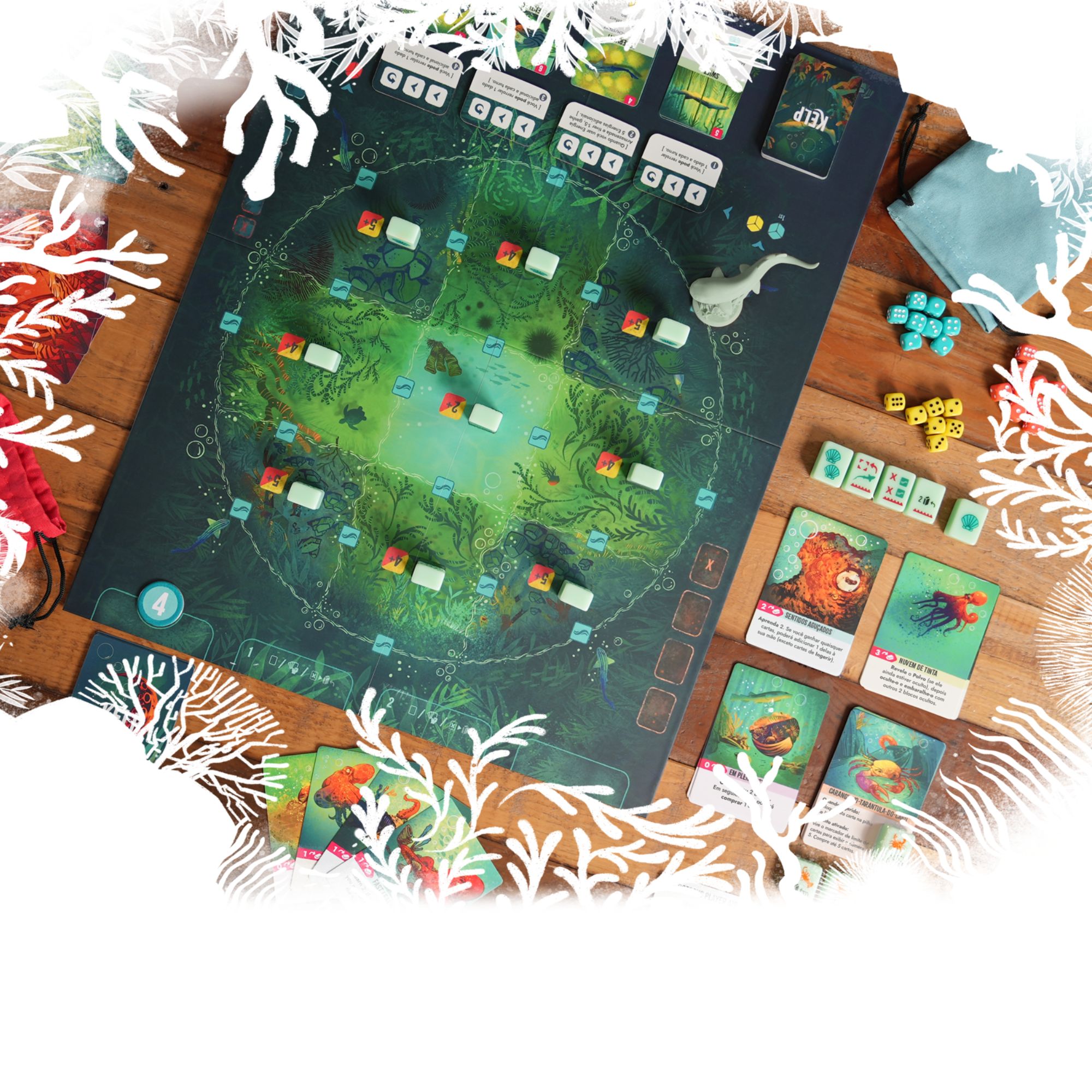 Jogo Kelp : Tubarão vs Polvo - Bravo Jogos