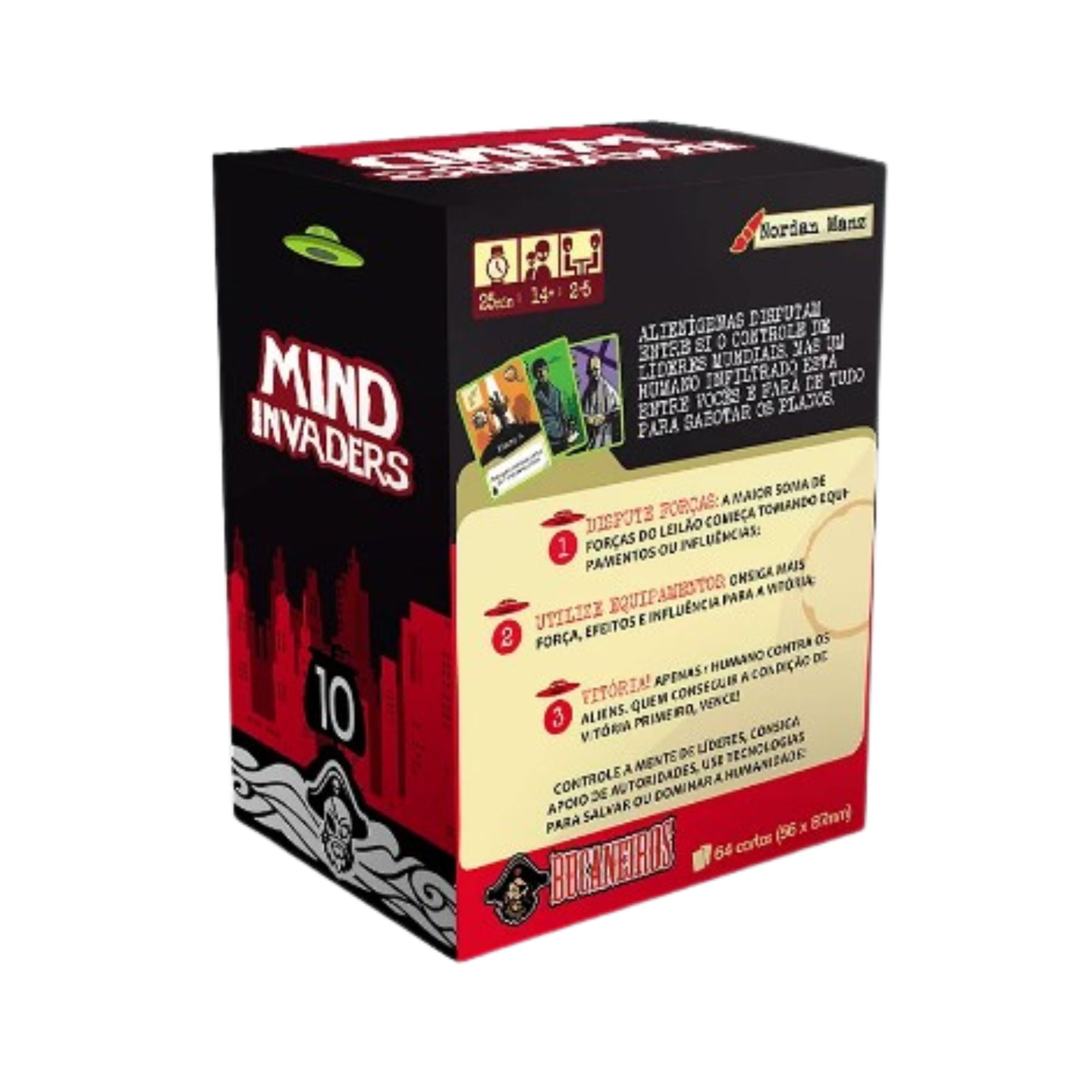 Jogo Mind Invaders Grátis Token de Acrílico - Bravo Jogos