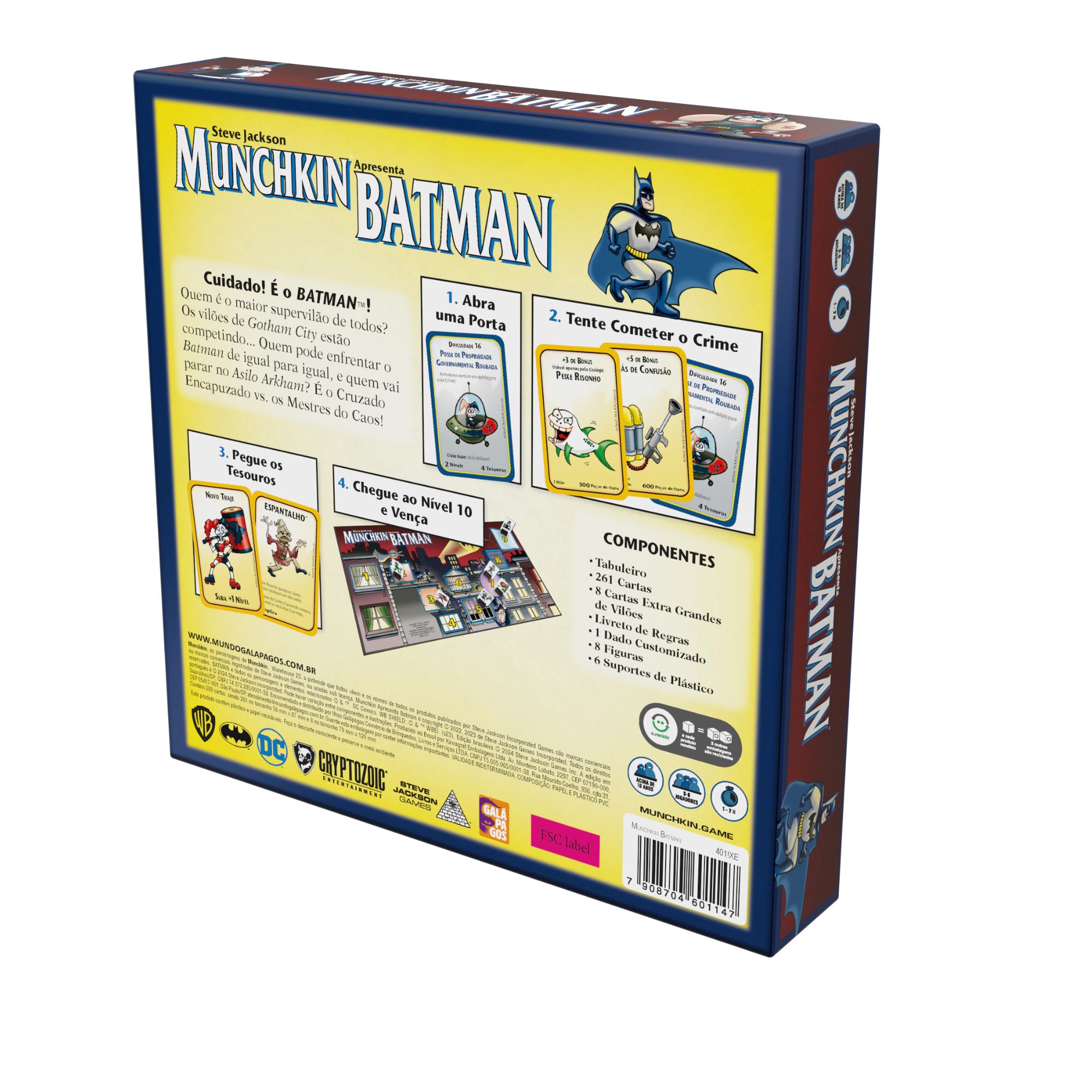 Jogo Munchkin Presents Batman - Bravo Jogos