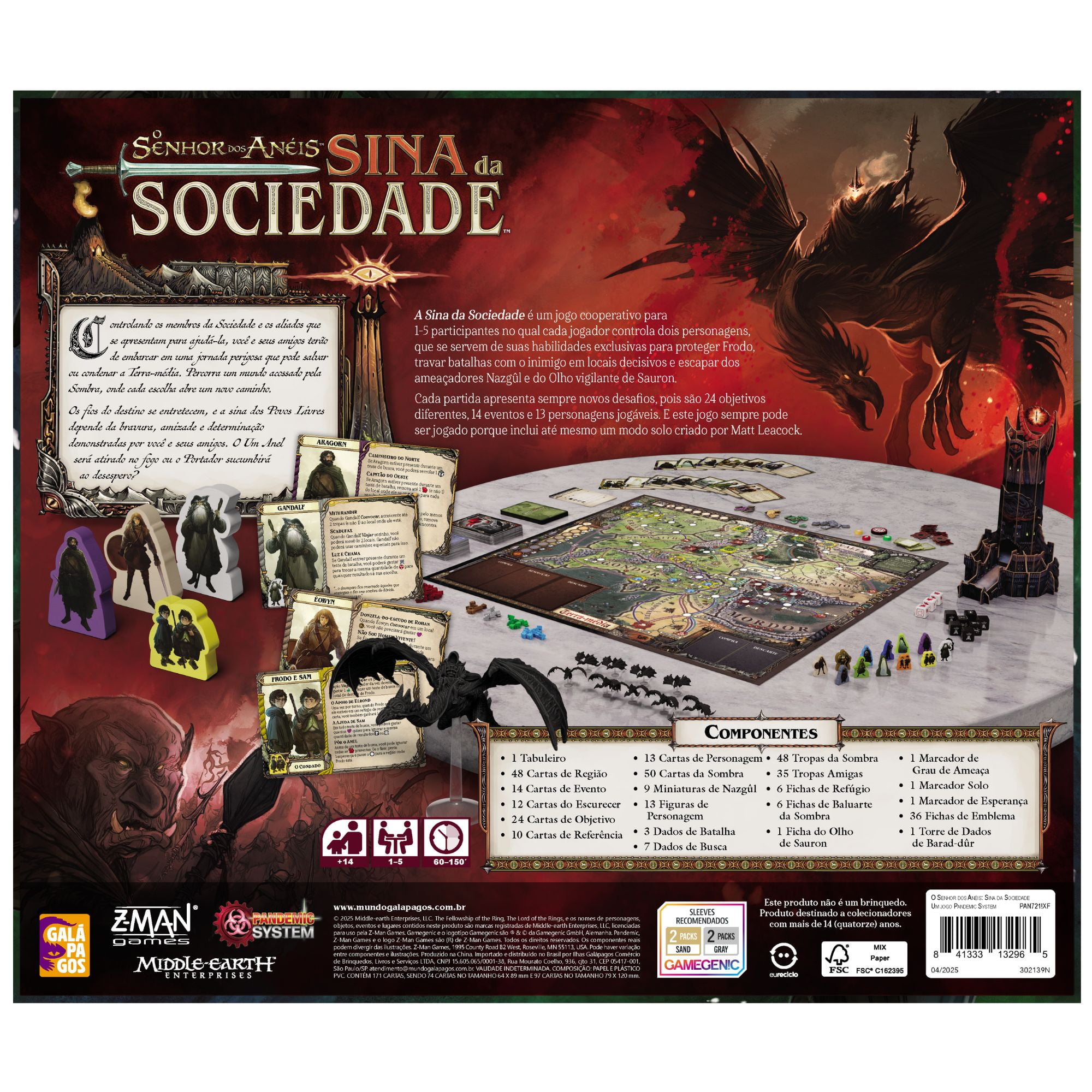 Jogo O Senhor dos Anéis : Sina da Sociedade - Bravo Jogos