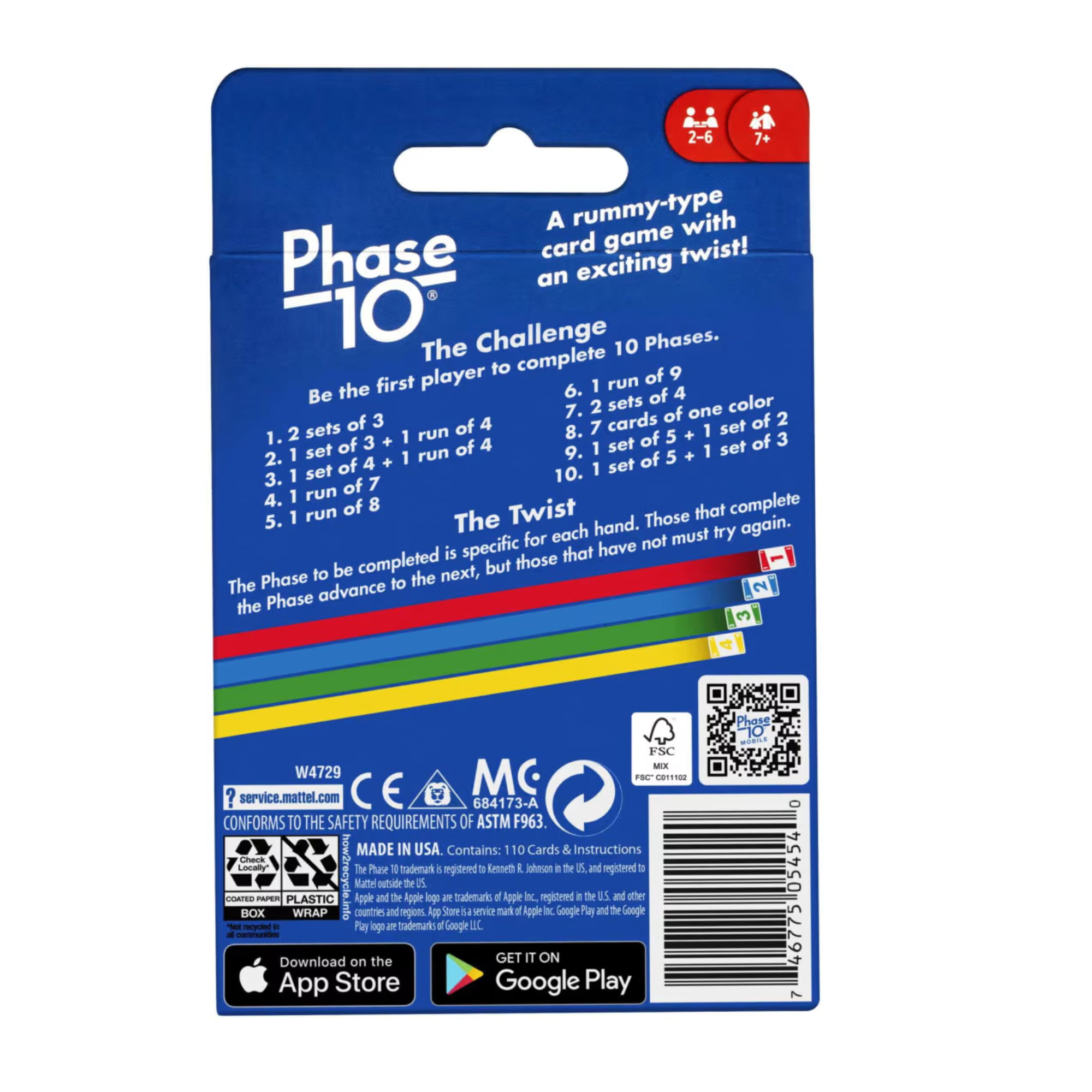 Jogo Phase 10 - Bravo Jogos