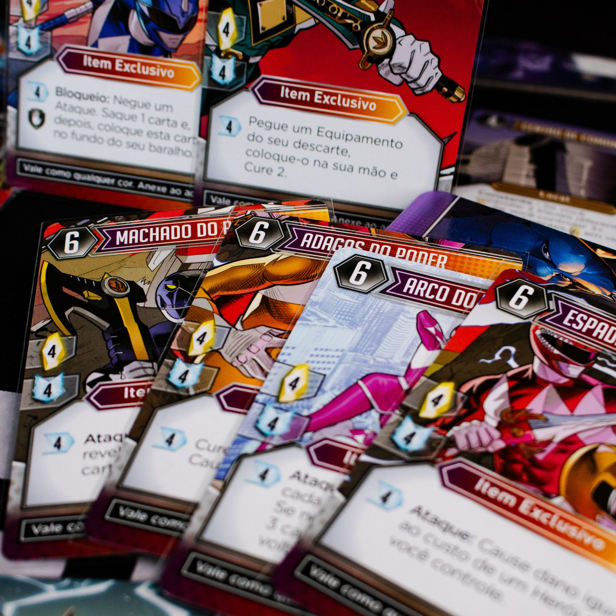 Jogo Power Rangers : Cartas em Ação - Bravo Jogos