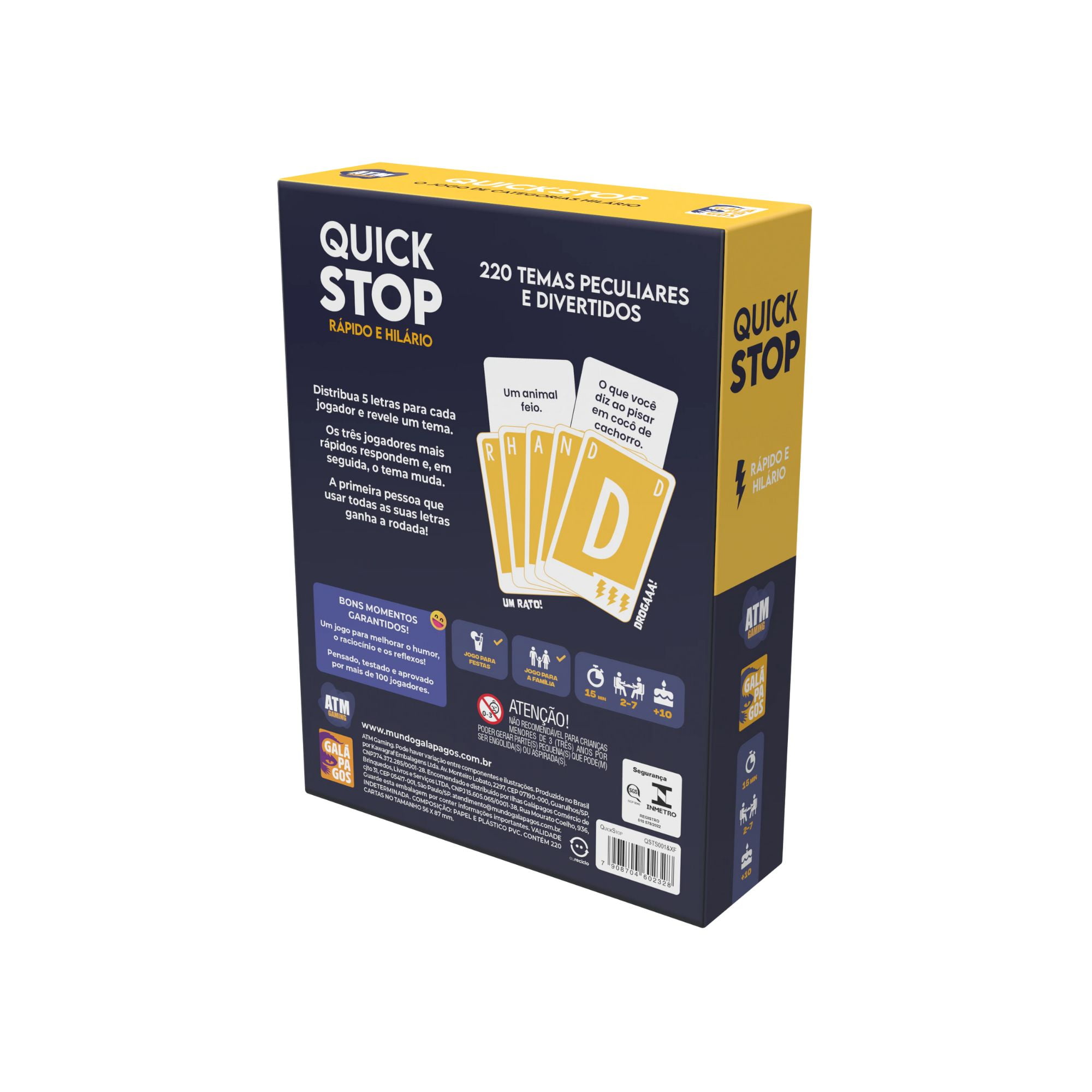 Jogo Quick Stop - Bravo Jogos