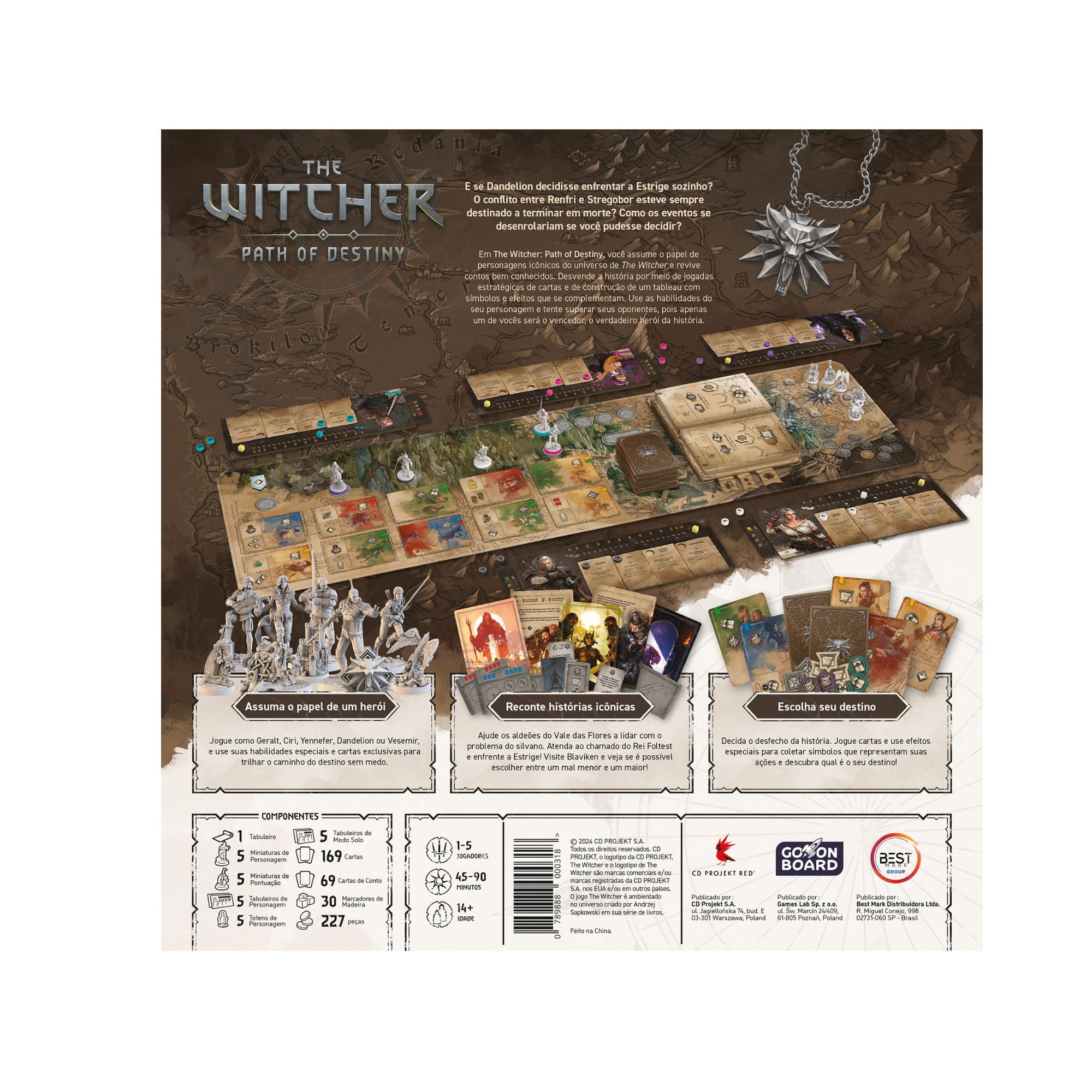 Jogo The Witcher : Path of Destiny - Versão Deluxe + Actions Cards ...