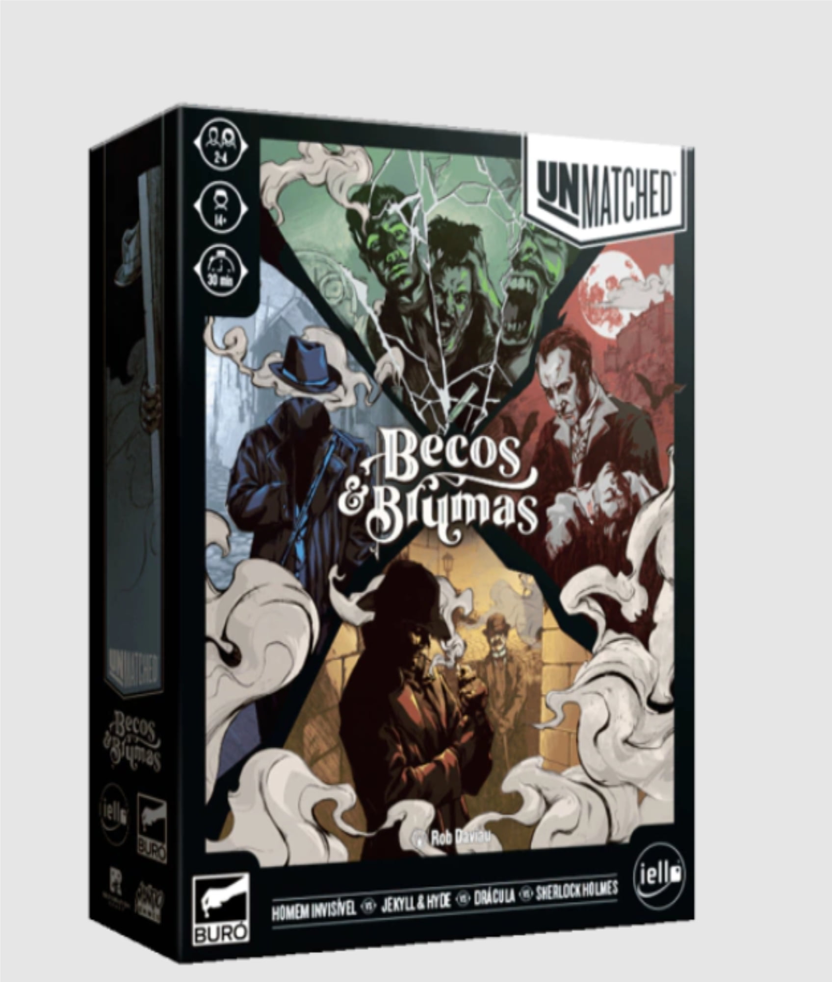 Jogo Unmatched : Becos & Brumas - Bravo Jogos