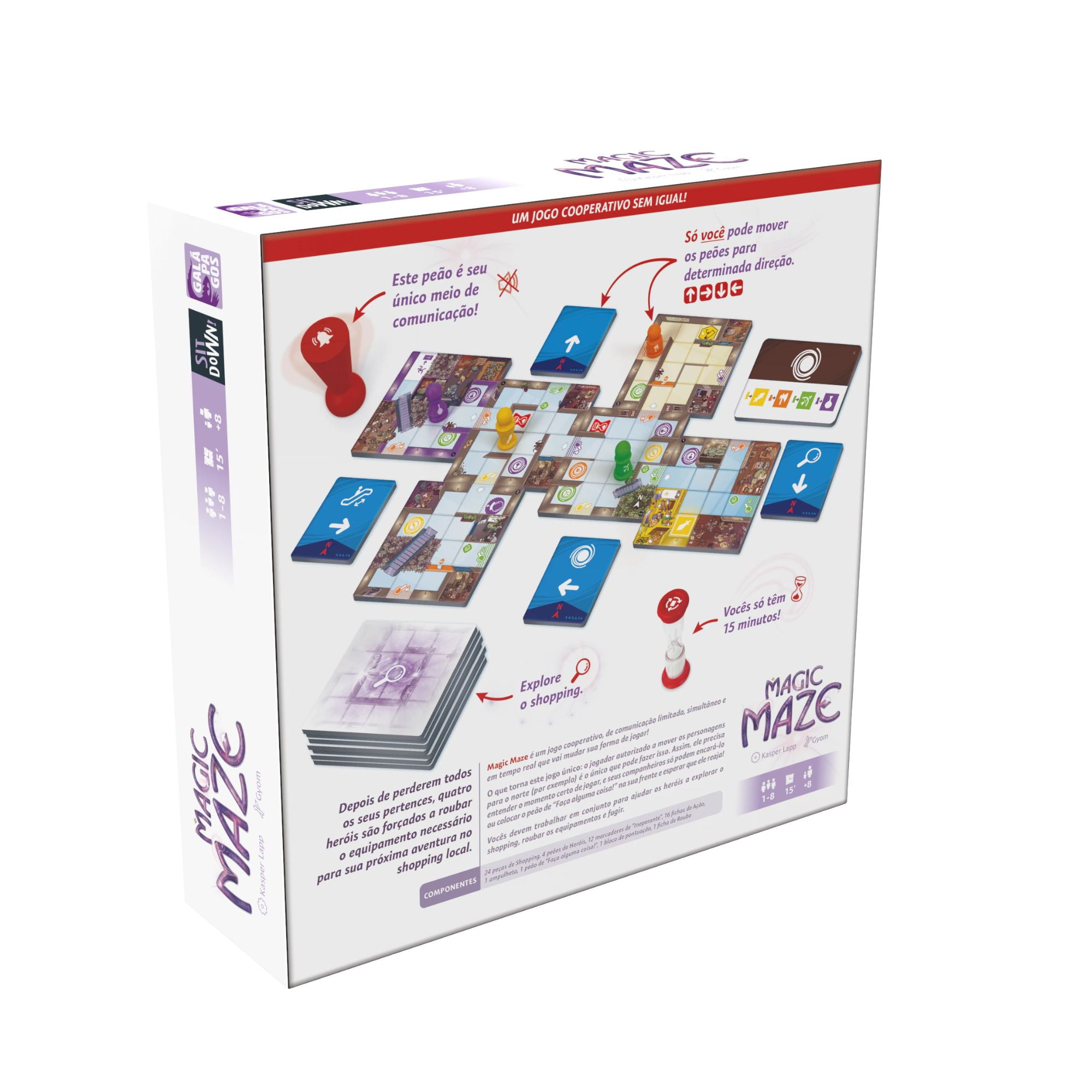 Magic Maze + Expansão Maximum Security - Bravo Jogos