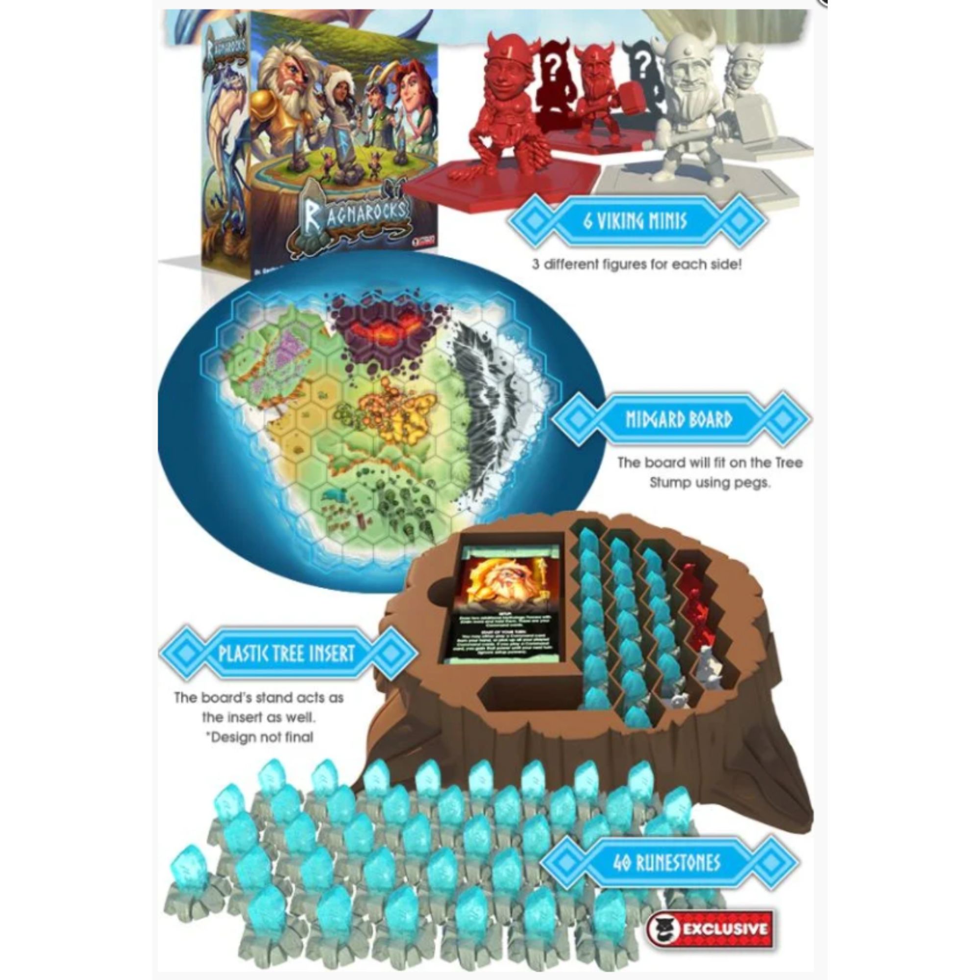 Jogo RagnaRocks + Expansão (Edição KS em inglês)