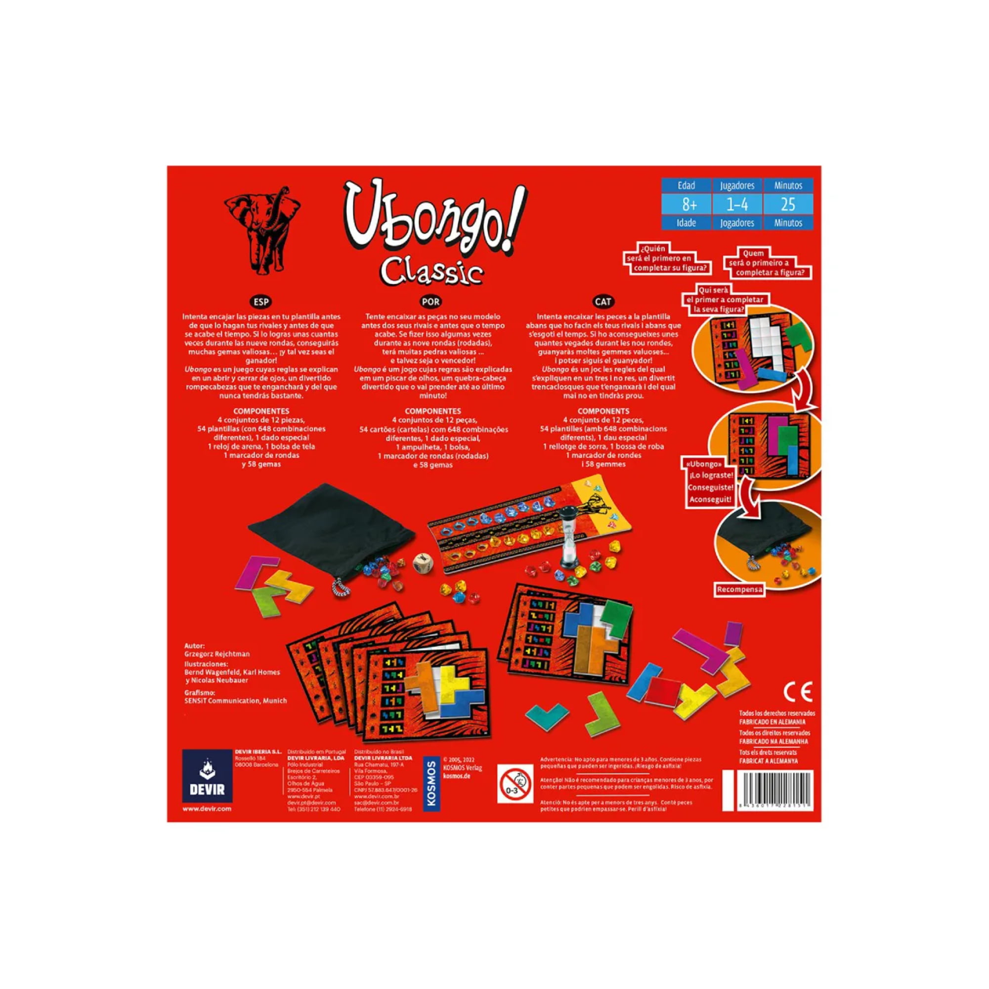 Ubongo nova edição board game