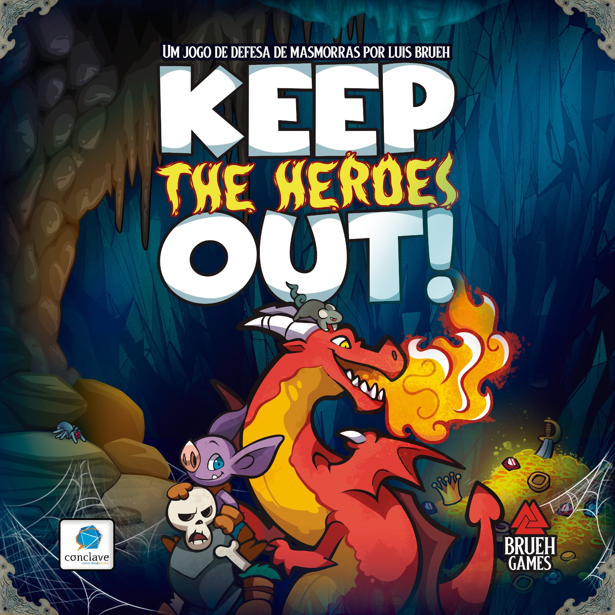 Keep the Heroes Out! Jogo de tabuleiro
